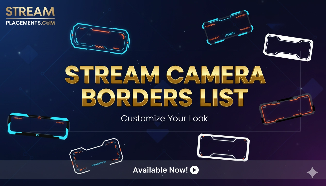 Best Free Stream Camera Borders for Twitch, YouTube and Kick ...